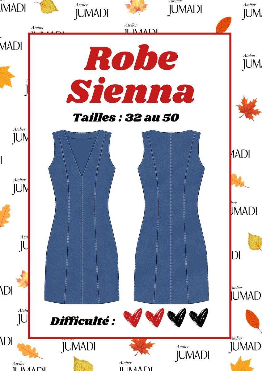 Patron de Couture PDF Robe Sienna | Atelier Jumadi – atelierjumadi